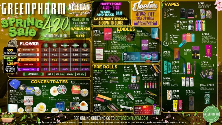 Allegan Specials - Green Pharm