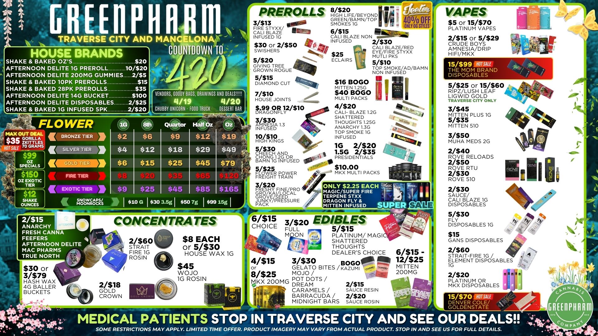 Traverse City Specials - Green Pharm